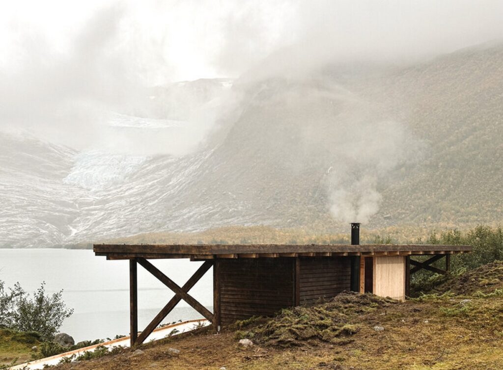 Sauna Svartisen: A Modern Arctic Oasis - Archsnaps