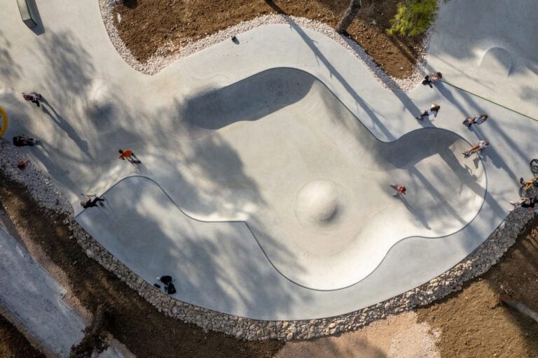 Skatepark Zadar Integrating Recreation with Nature - Archsnaps