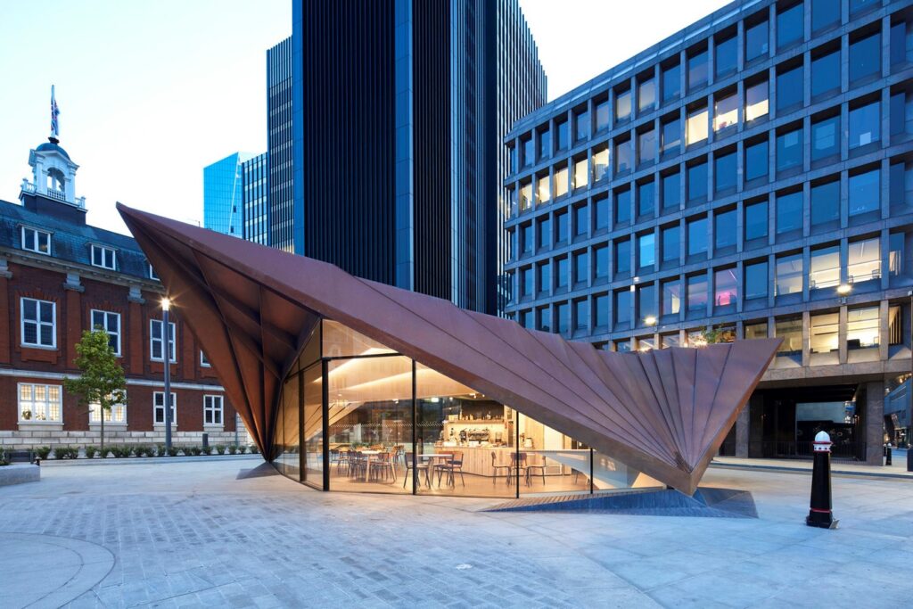 Transforming Urban Spaces Portsoken Pavilion by Make Architects - Archsnaps